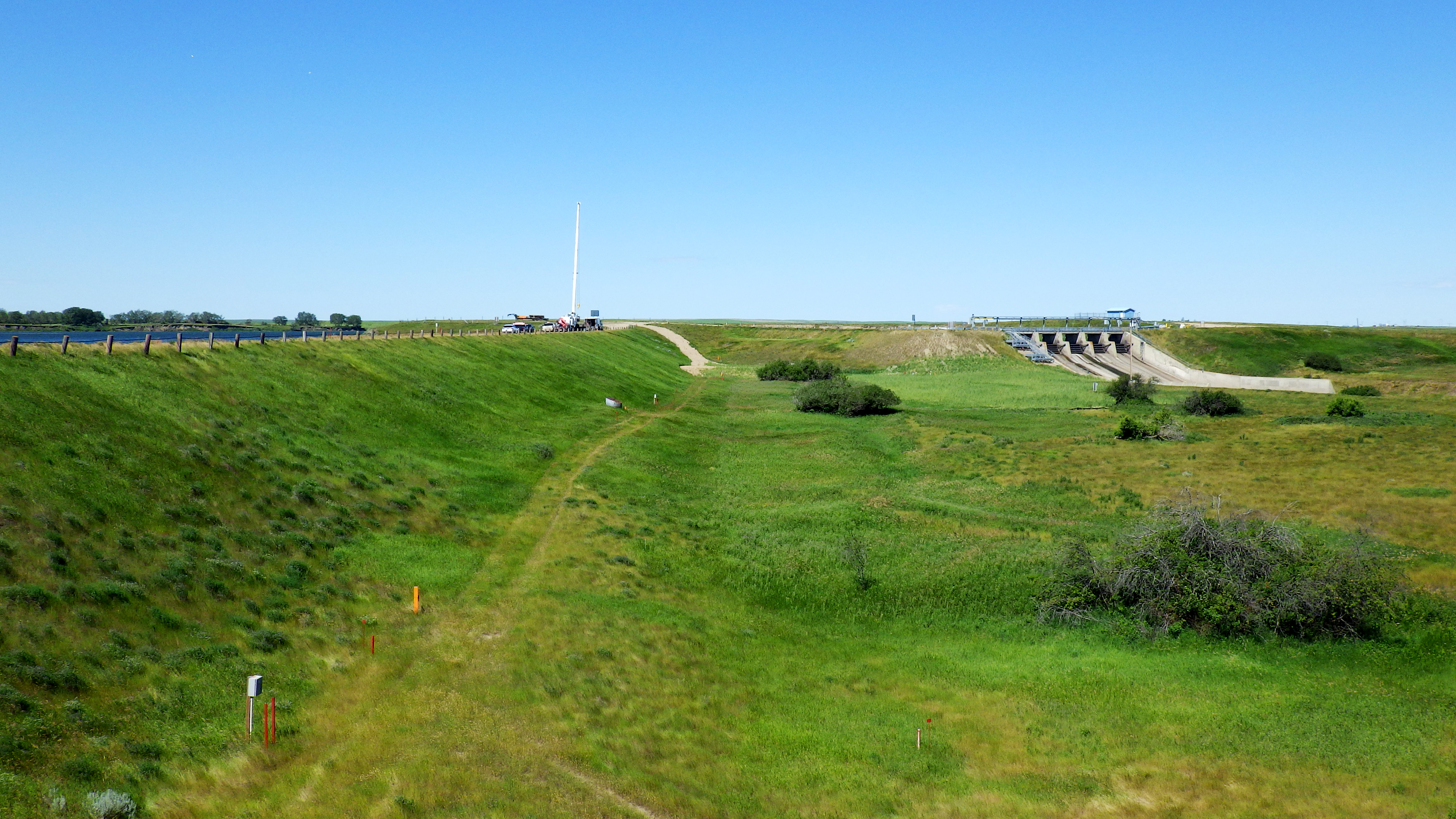 Lafleche Dam Low Level Outlet Conduit Remediation Project | KGS Group
